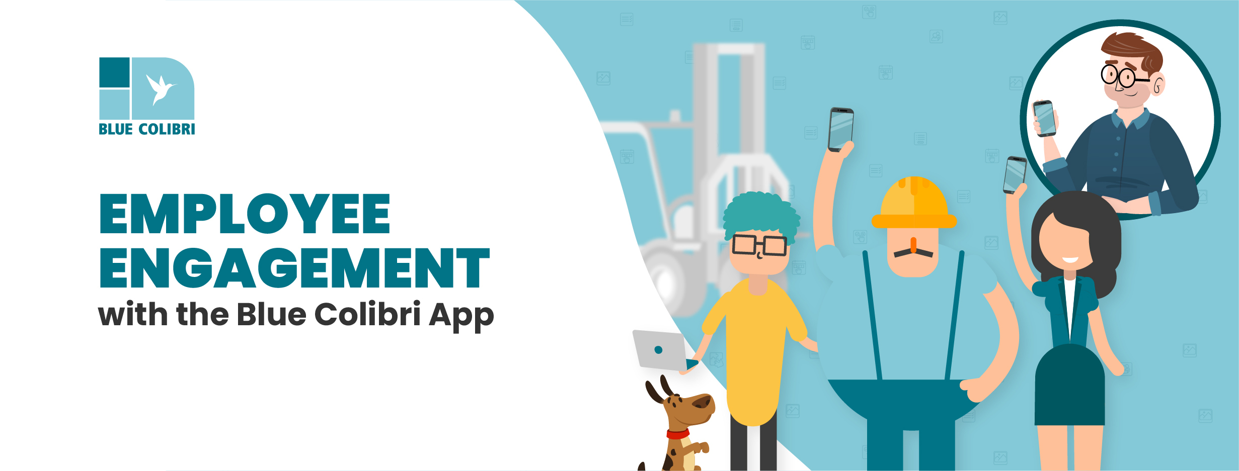 Blue Colibri app gives you a new way of employee interactions